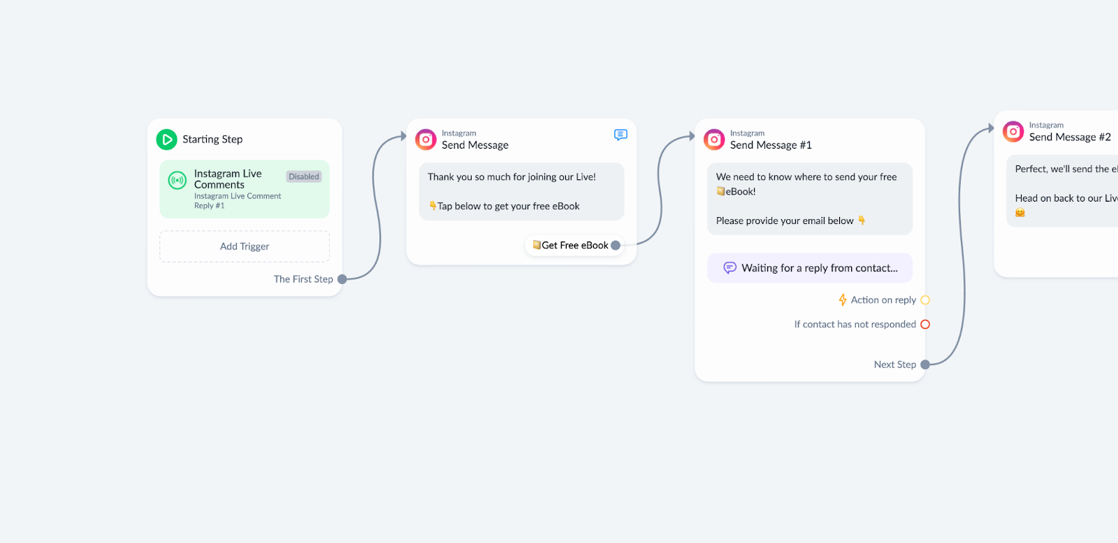 Instagram Live Comments Trigger – Manychat Help