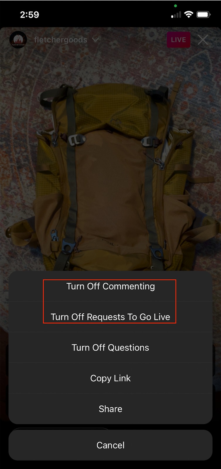 Instagram Live Comments Trigger – Manychat Help